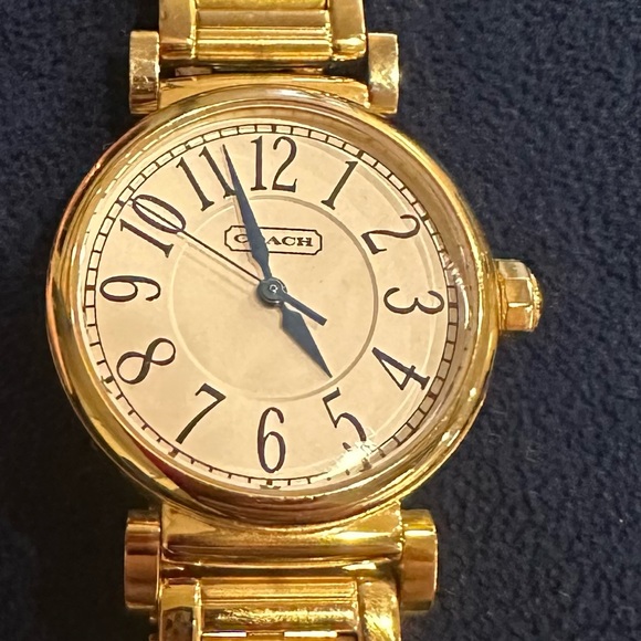 Coach | Accessories | Coach Madison Gold Stainless Steel Womens Watch ...